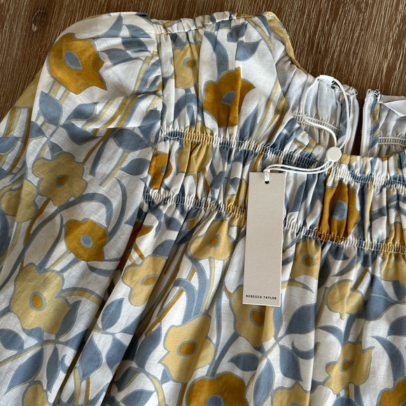 Rebecca Taylor | Tops | Rebeccah Taylor Daph Fleur Blouse New | Poshmark